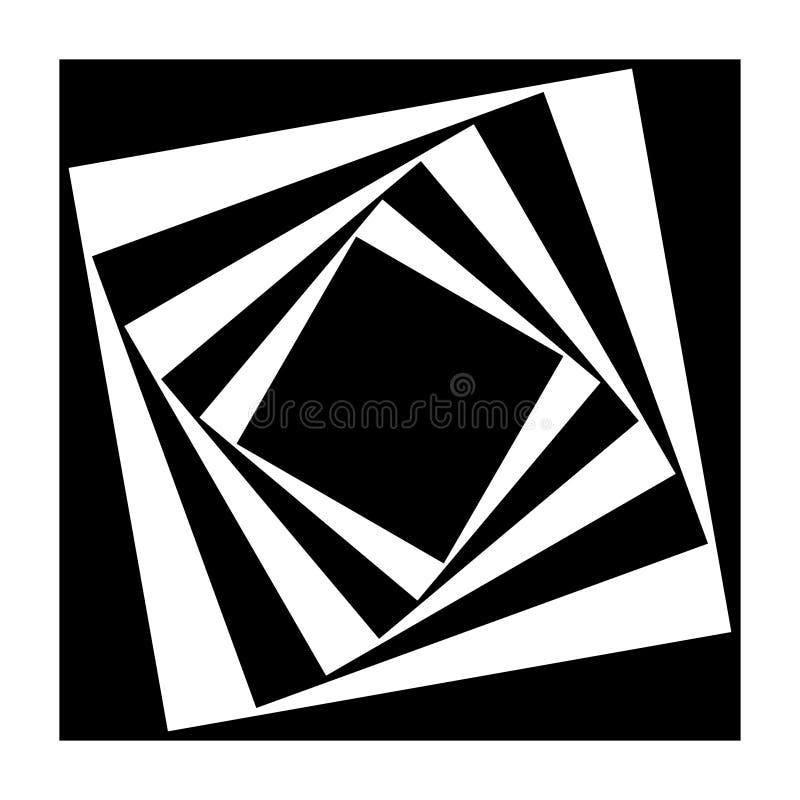 Abstract Op-art Element. Optical, Visual Art, Artistic Element ...