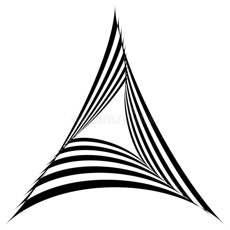 Abstract Op-art Element. Optical, Visual Art, Artistic Element ...