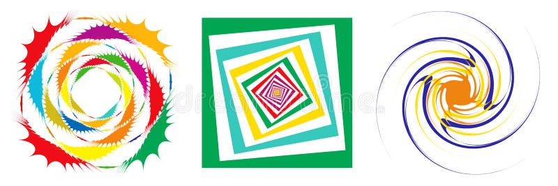 Abstract Op-art Element. Optical, Visual Art, Artistic Element ...