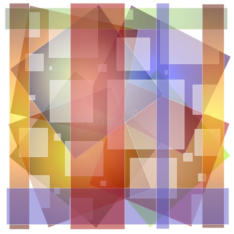 Abstract Opaque Squares Colors Stock Photo - Image of elements ...