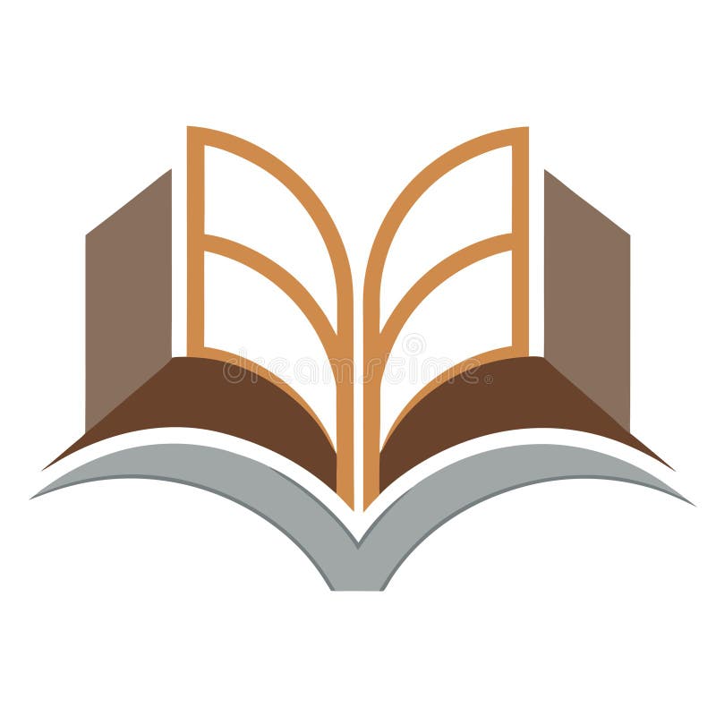 Abstract Open Book Logo Design for Education, Library, or Knowledge ...