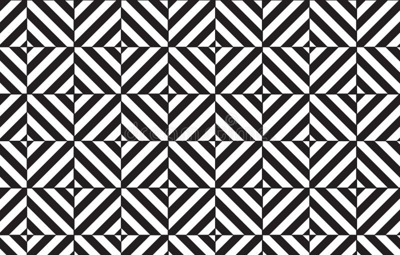 Abstract Optical Illusion Art Pattern with Geometric Squares Stock ...