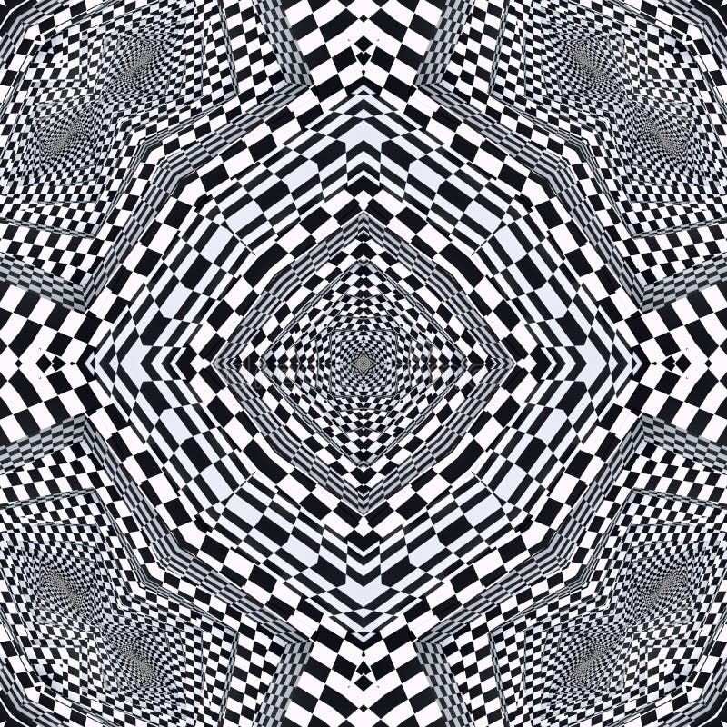Abstract and Optical Illusion Stock Illustration - Illustration of ...