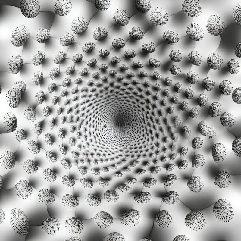 Abstract Optical Illusion Creating a Mesmerizing Tunnel Effect with ...