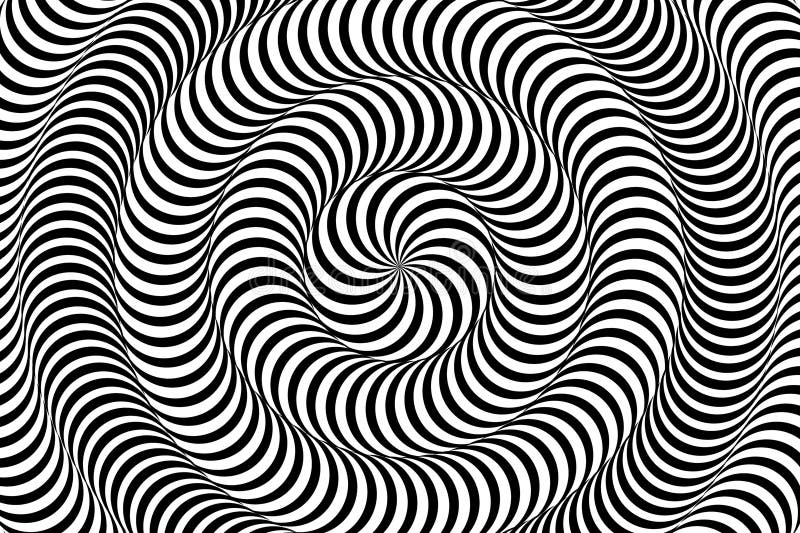 Abstract Optical Illusion Spiral Background Stock Vector - Illustration ...