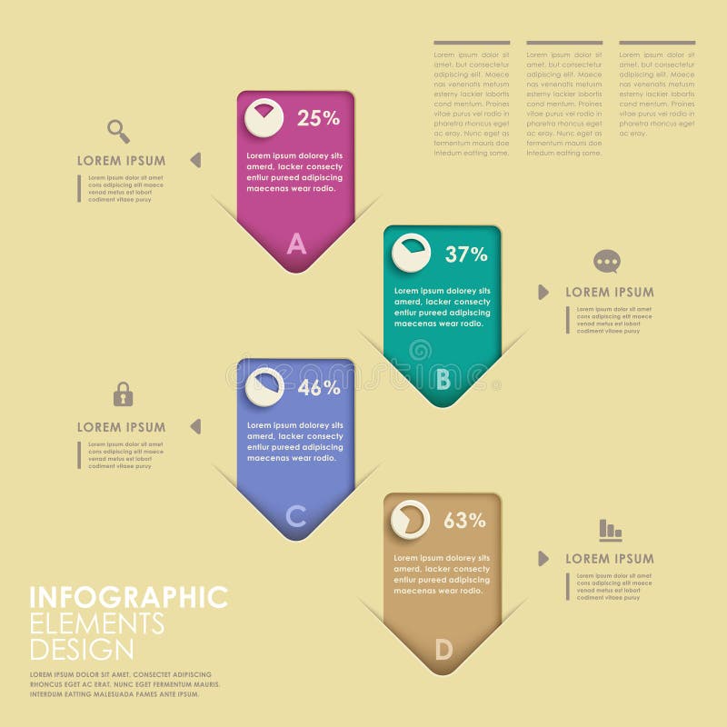 Abstract Option Infographics Stock Vector - Illustration of creative ...