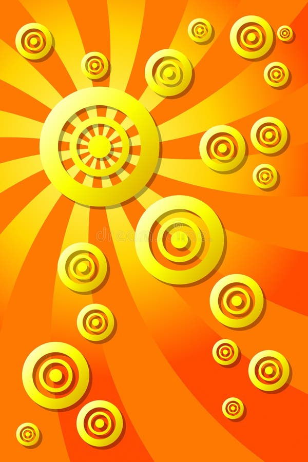 Abstract Orange stock vector. Illustration of spot, vector - 6522454