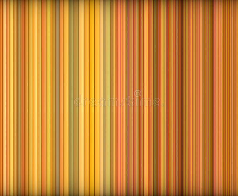3d Abstract Orange Backdrop in Vertical Stripes Stock Illustration ...