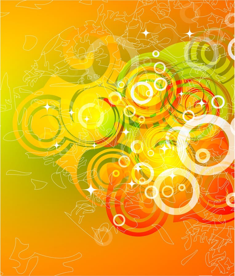 Abstract orange background stock illustration. Illustration of abstract ...