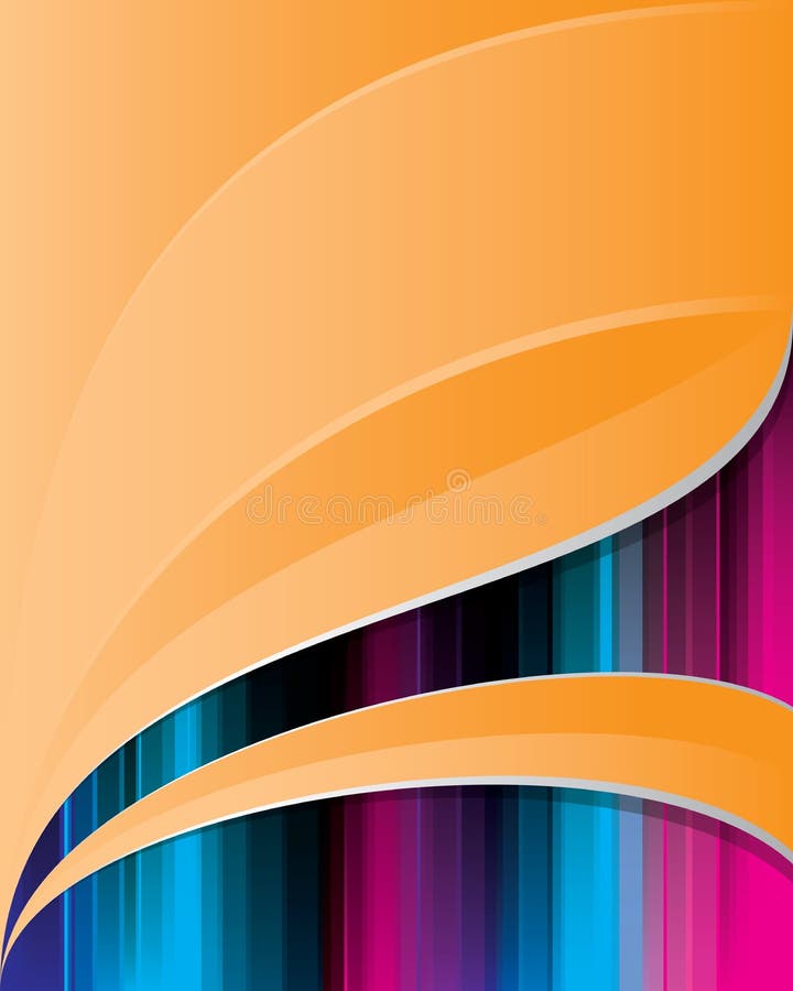 Orange Abstract Bright Wave Background Stock Vector - Illustration of ... Orange Abstract Bright Wave Background Stock Vector - Illustration of ...