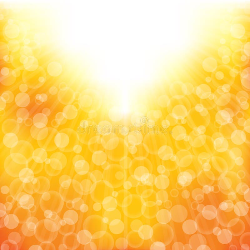 Abstract Orange Background Design with Space for Text Stock Vector ...