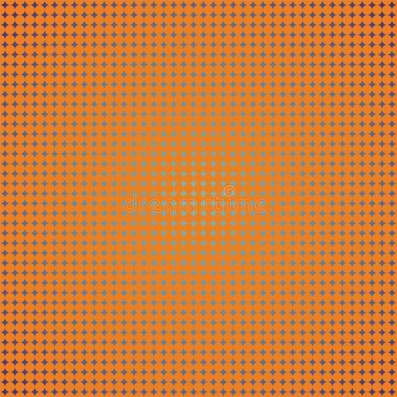 Abstract Orange Background Dotted Pattern Vector Stock Vector ...