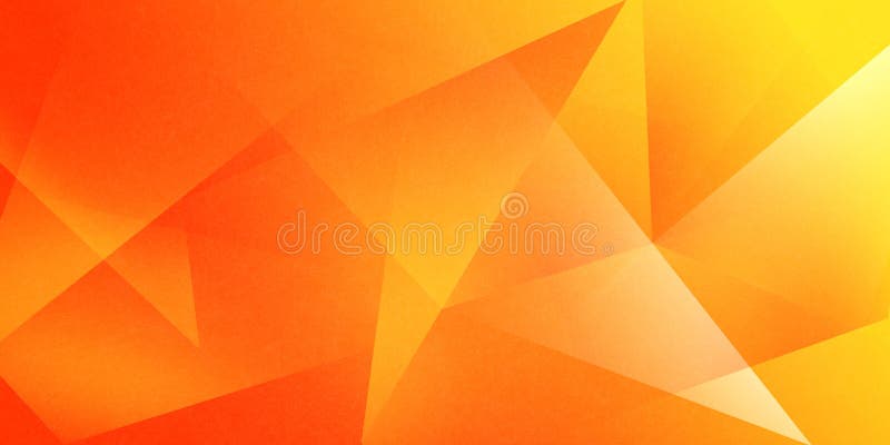 Abstract Orange Background with Layers of Transparent Triangle Shapes ...