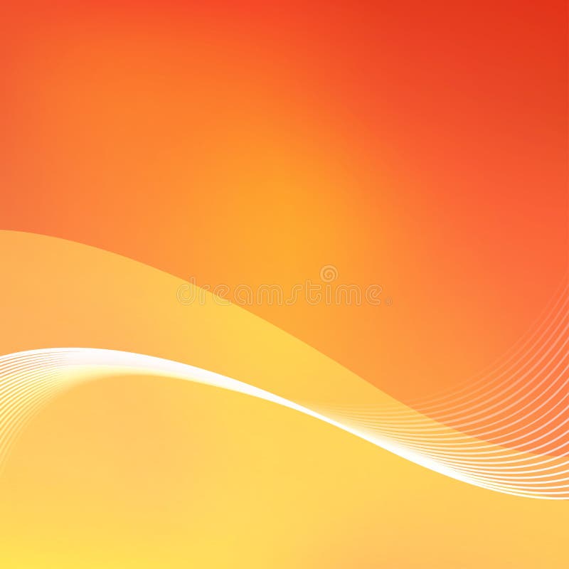 Abstract Orange Background stock vector. Illustration of flow - 91172996