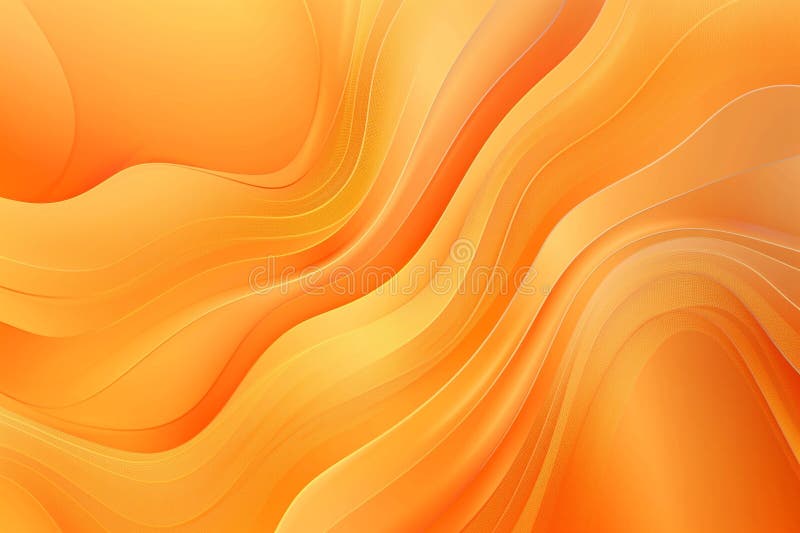 Abstract Orange Background with Waves and Lines Stock Illustration - Illustration of shape ...