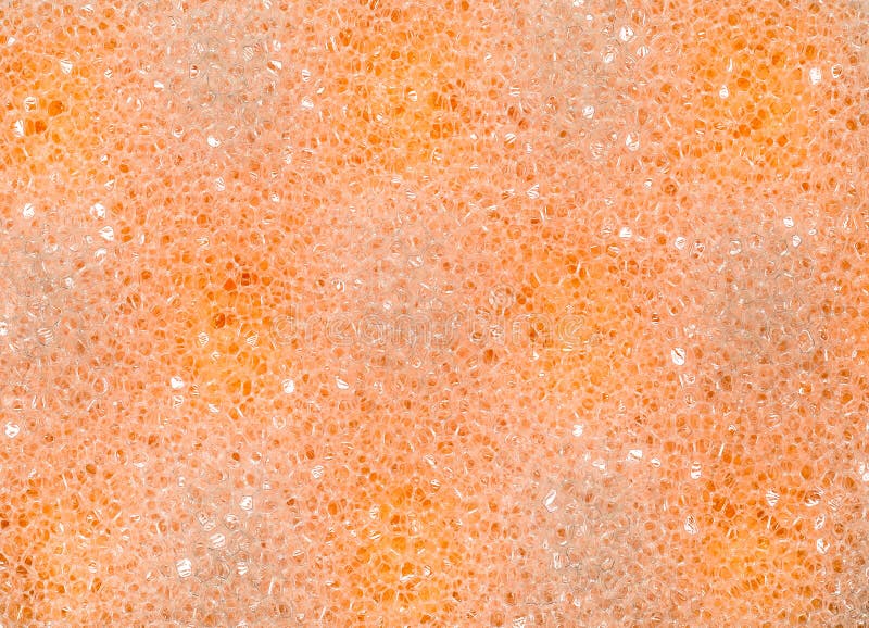 Abstract Orange Bath Sponge Texture. Stock Image - Image of isolated ...