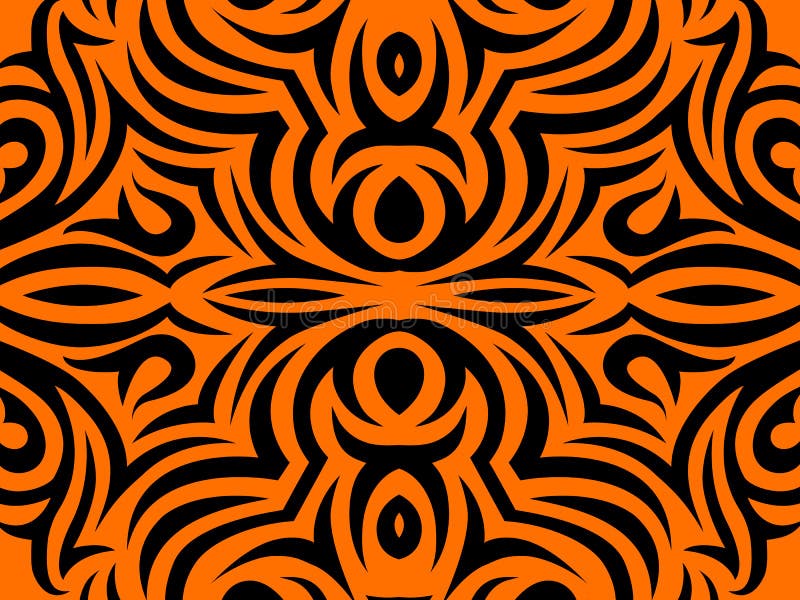 Abstract Orange and Black Background. Stock Vector - Illustration of ...