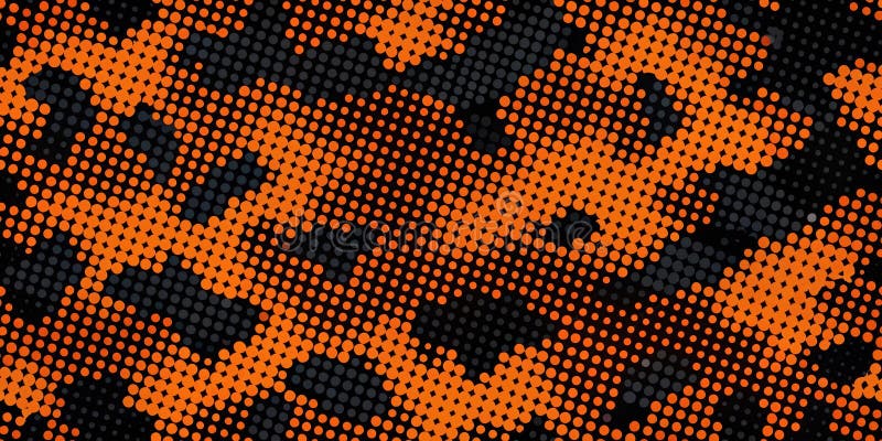 Abstract Orange and Black Dotted Diagonal Pattern Design with Subtle Texture Variations ...