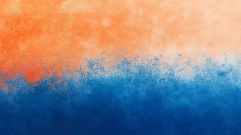 Abstract Orange and Blue Color Splash Texture Background Stock ...