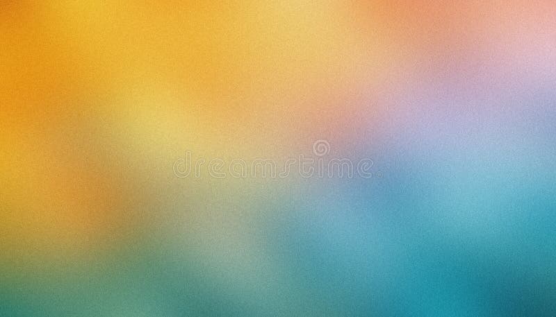 Abstract Orange and Blue Gradient Background with Grain Noise Texture ...