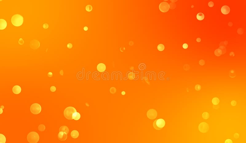 Abstract Orange Bright Bokeh Space Background Magic Concept Light ...
