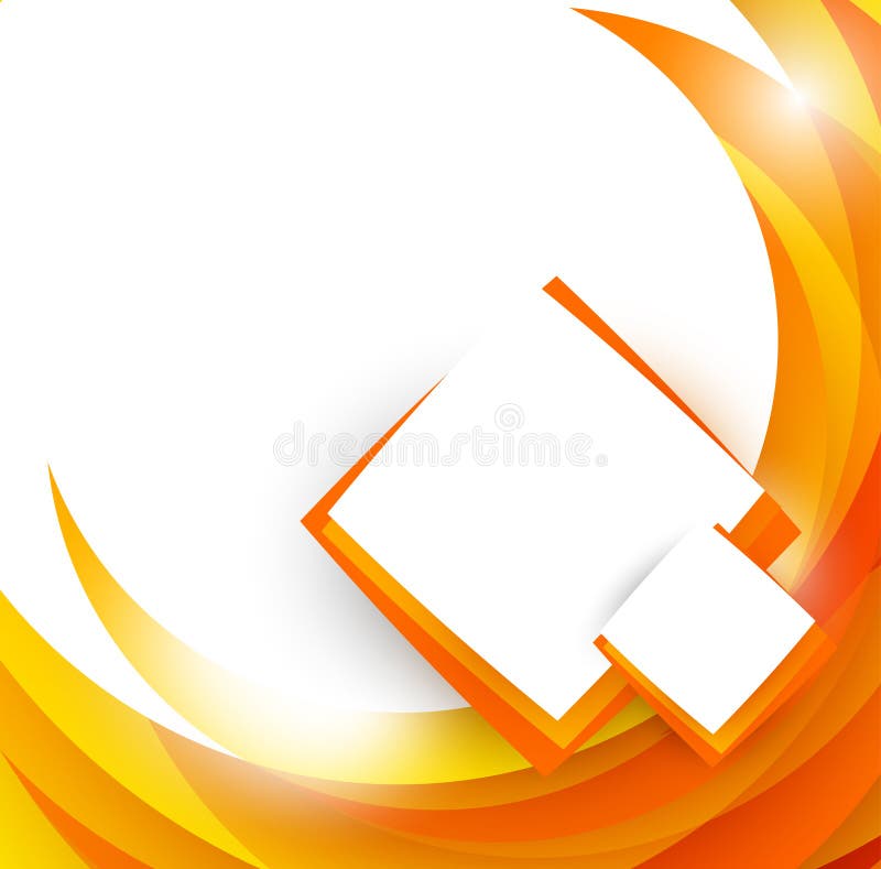Abstract orange background stock vector. Illustration of shiny - 33620660