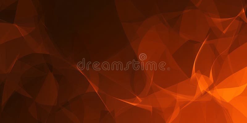 Abstract Orange and Brown Background with Flowing Lines and Soft Light ...