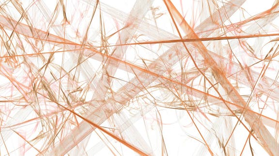 Abstract Orange and Brown Line Art: Intertwined Threads of Creativity. Perfect for Modern Design ...