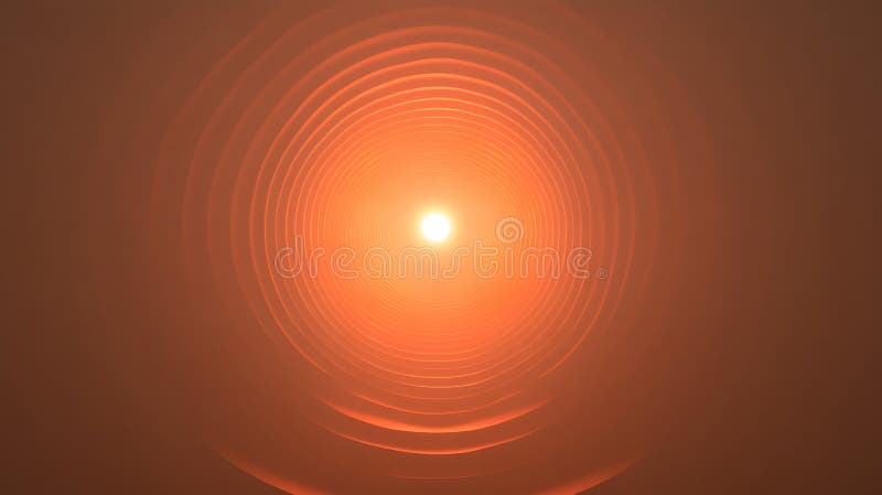 Abstract Orange Circular Light Rays Background Royalty Free Image Stock ...