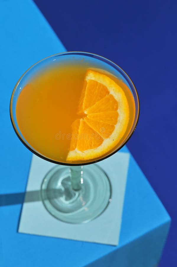 Orange Cocktail on Table stock photo. Image of party - 169475164