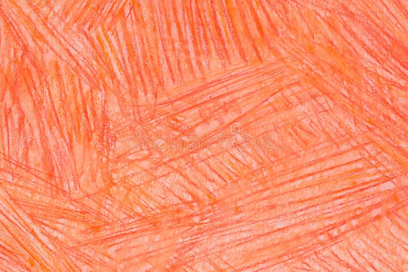 Abstract Orange Crayon Background Texture Stock Image - Image of ...