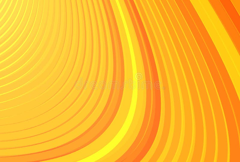 Abstract Orange Color Curve Background Stock Illustration ...