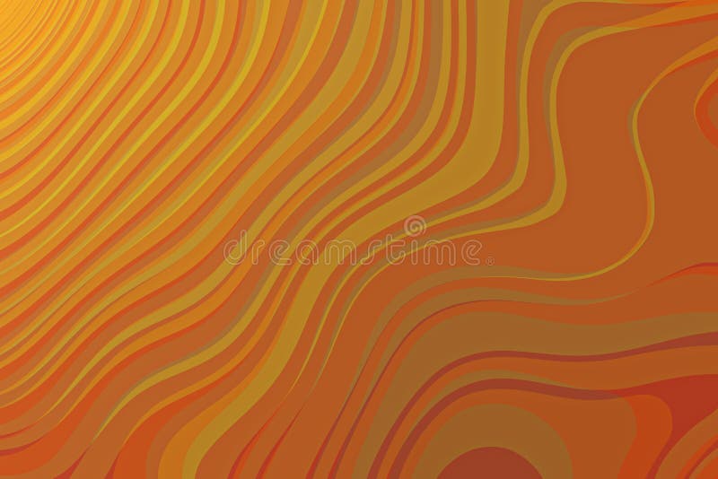 Abstract Orange Color Curve Background Stock Illustration ...