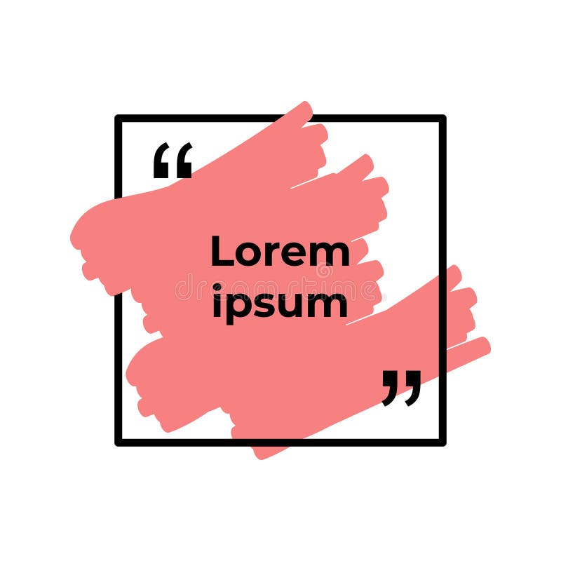 Abstract Orange Color Splash with a Rectangle Shape Stock Vector ...