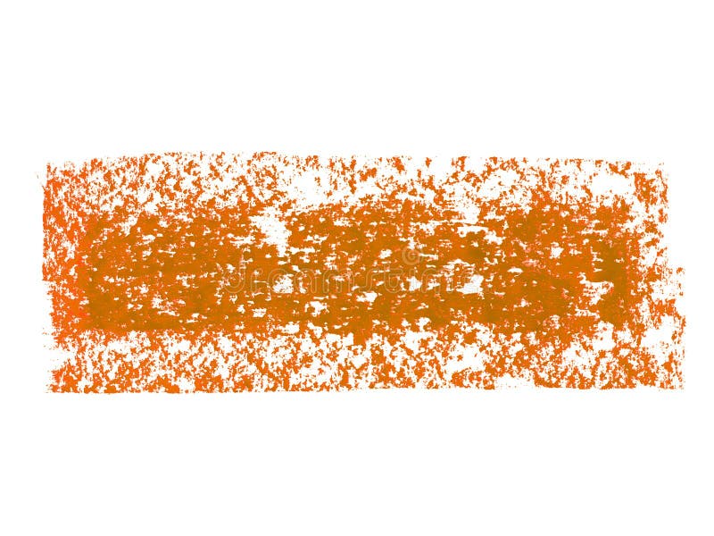 Abstract Orange Crayon on White Background. Purple Crayon Scribble ...
