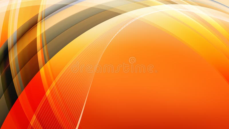 Abstract Orange Curve Background Vector Image Stock Vector ...