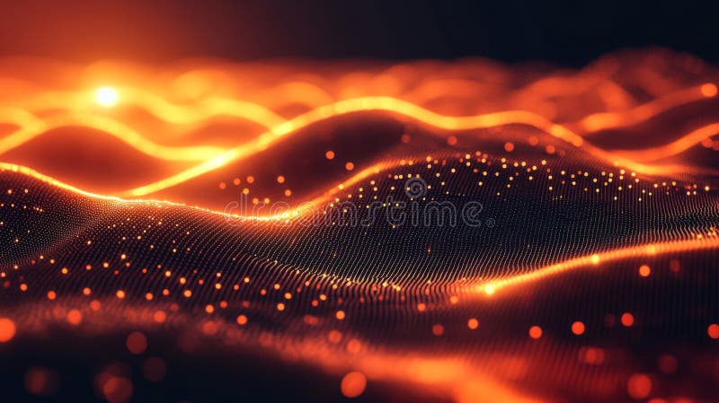 Orange Digital Studio Texture Stock Illustration - Illustration of ...