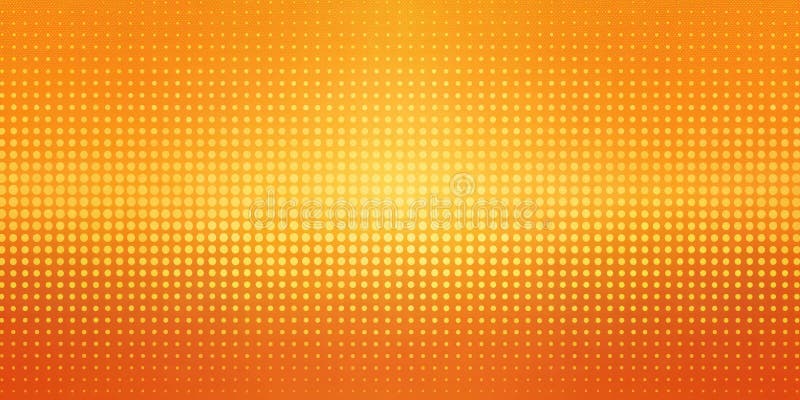 Abstract Orange Dotted Pattern Background with Gradient Effect. Generative AI Stock Illustration ...