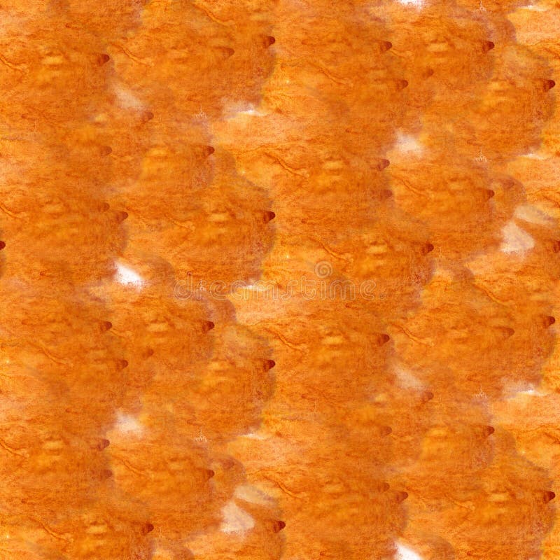 Abstract the Orange Drawing Stroke Ink Watercolor Stock Photo - Image ...