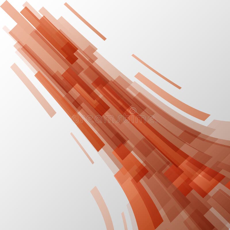 Abstract Orange Elements Technology Background Stock Vector ...