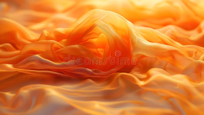 Abstract Orange Fabric Background Stock Illustration - Illustration of ...