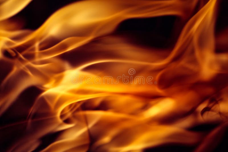 Abstract Orange Fiery Wave Background. Stock Image - Image of burnout ...