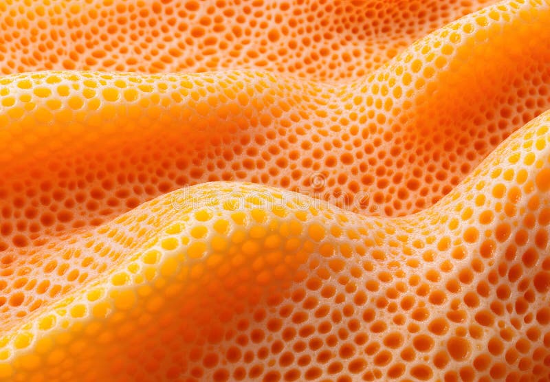 Abstract Orange Fruit Texture Macro Stock Illustration - Illustration ...