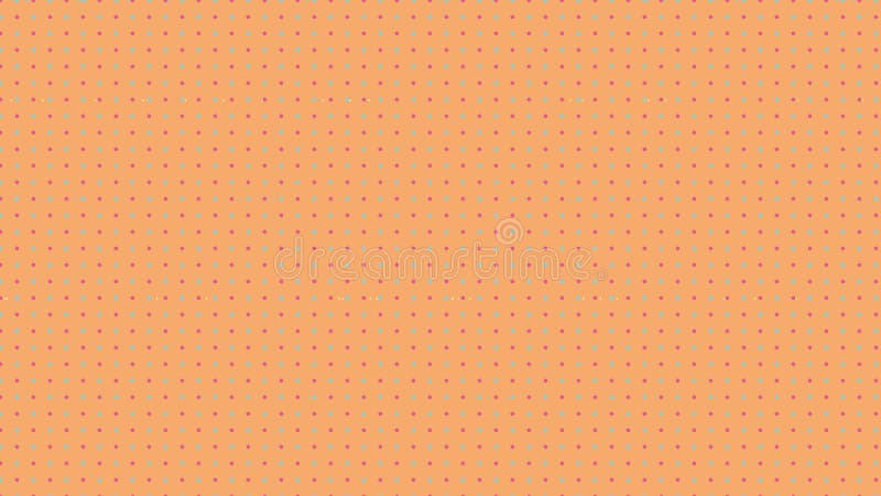 Abstract Orange Geometric Pattern Background with Random Object Stock ...