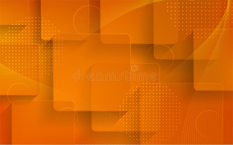 Abstract Orange Geometry Modern Background Design Stock Vector ...