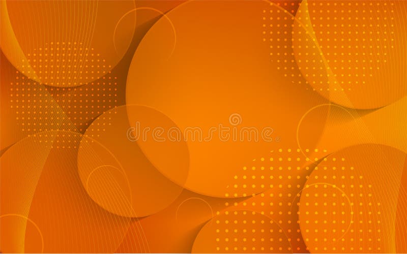 Abstract Orange Geometry Modern Background Design Stock Vector ...