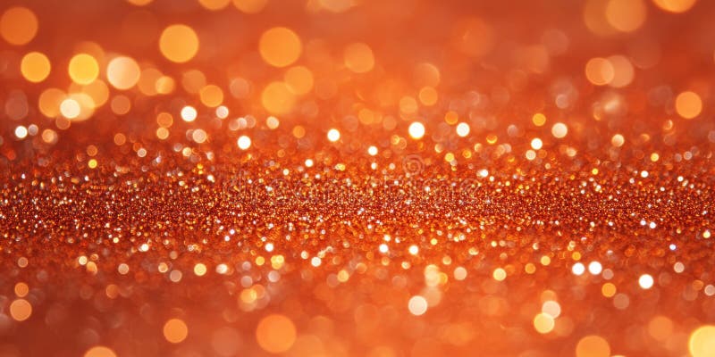 Abstract Orange Glitter Sparkle Background with Warm Sunset Hues ...