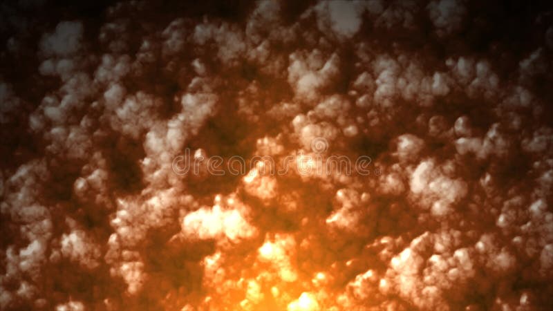 Abstract Orange Glowing Smoke from Campfire Background Stock Footage ...