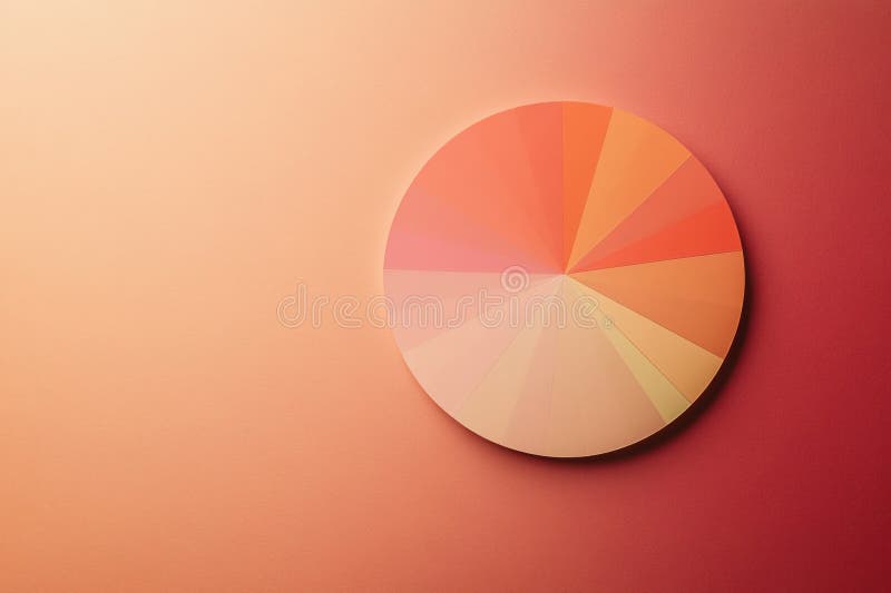 Abstract Orange Gradient Circle on Textured Background Stock Photo ...