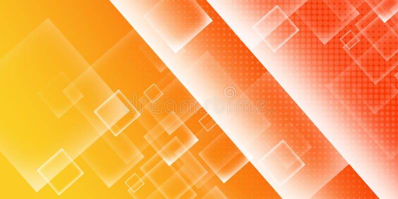 Abstract Orange Gradient Geometric Shape Background with Dynamic Box ...